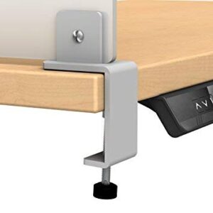 VaRoom - Desk Divider and Desk Dividers for Students. Desk Privacy Panel and Privacy Shields for Student Desks. Privacy Divider. Frosted Acrylic Clamp-on Desk Partition - 23” W x 18”H Divider