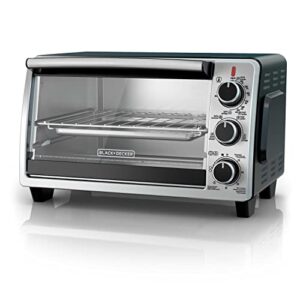 black+decker to1950sbd 6-slice convection countertop toaster oven, includes bake pan, broil rack & toasting rack, stainless steel/black convection toaster oven