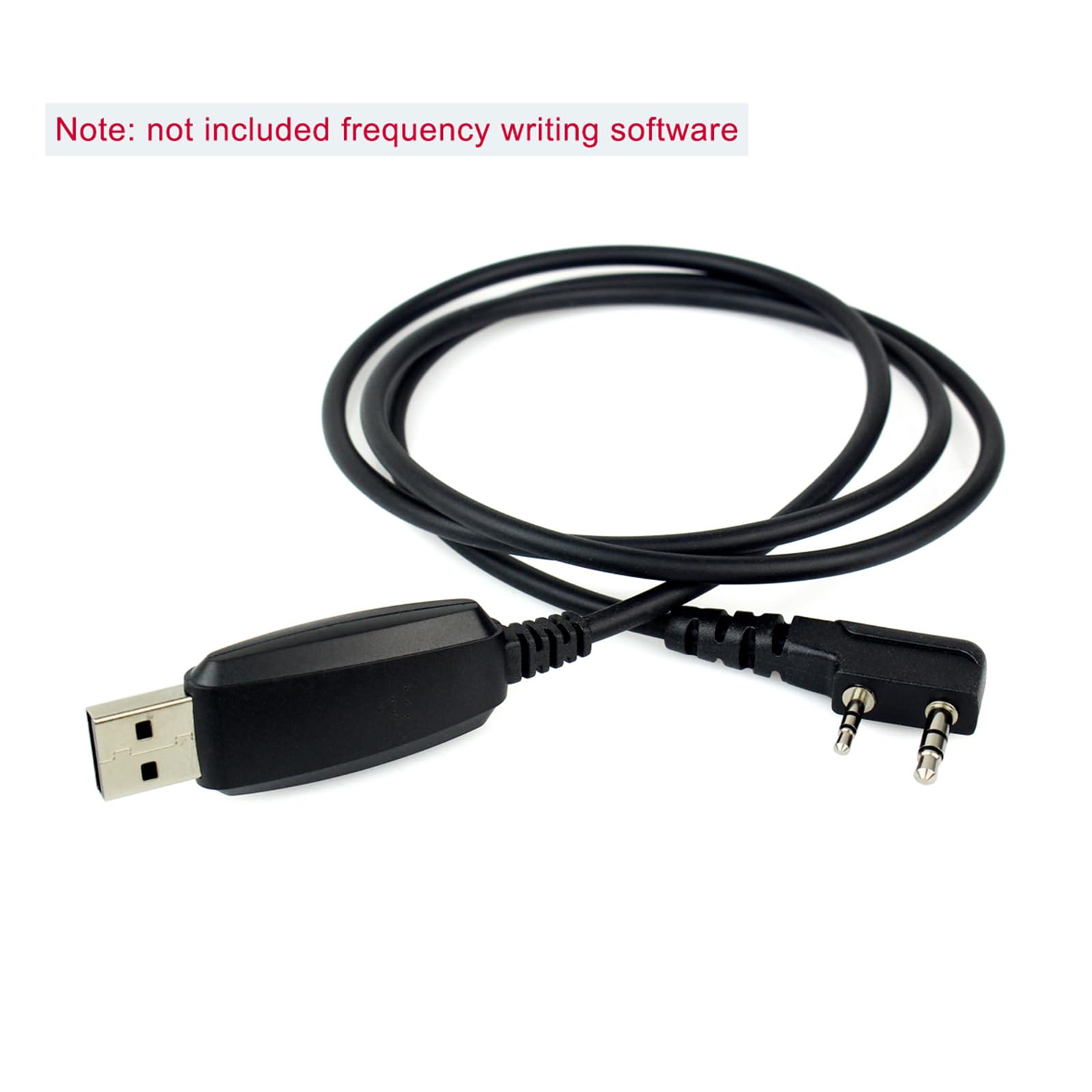 Retevis 2 Pin 2 Way Radio USB Programming Cable Compatible with Retevis RT22 RT21 RT68 RT22S RT19 RT86 RT15 H-777 NR10 RT85 RB89 RB29 Baofeng UV-5R BF-888S Arcshell AR-5 TYT Walkie Talkie(1 Pack)