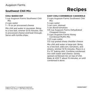 Augason Farms Southwest Chili Mix Net wt. 3 lbs 10 oz (1.65 kg)