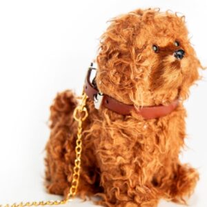 THE QUEEN'S TREASURES 18 Inch Doll Pets, Labradoodle Puppy Dog Pet Friend with Leash and Collar, Compatible for Use with American Girl Dolls