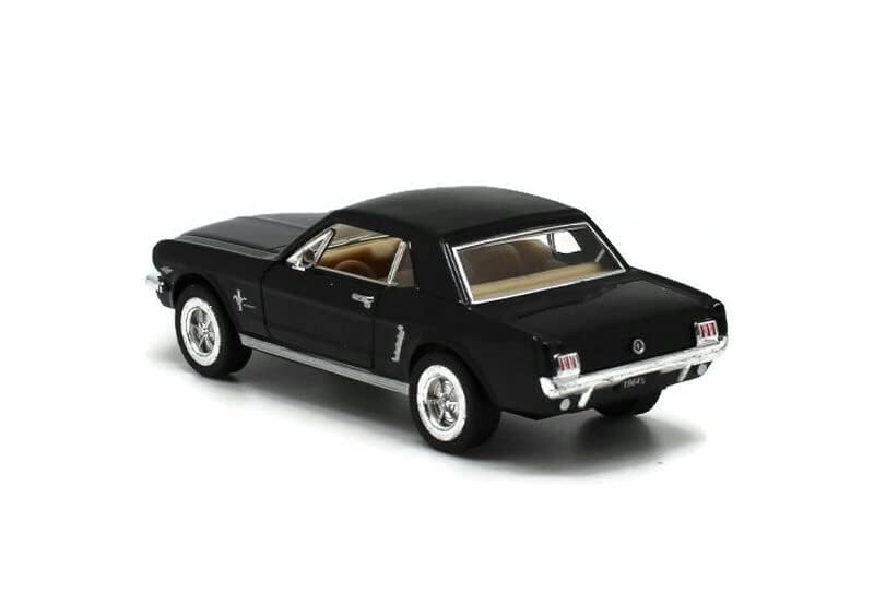 1964 1/2 Ford Mustang In Black Diecast 1:36 Scale By Kinsmart