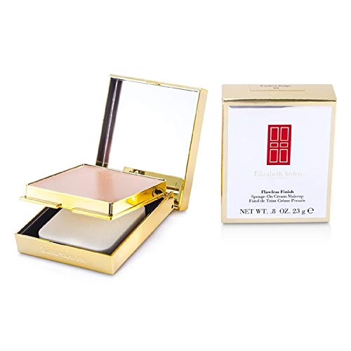 Elizabeth Arden Flawless Finish Sponge-On Cream Makeup, Face Makeup, Perfect Beige, 0.8 Oz