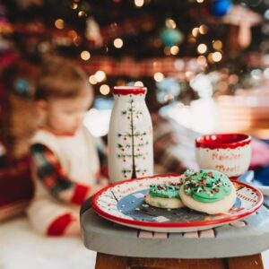 Child to Cherish Santa's Message Plate Set, Santa Cookie Plate, Santa Milk jar, and Reindeer Treat Bowl