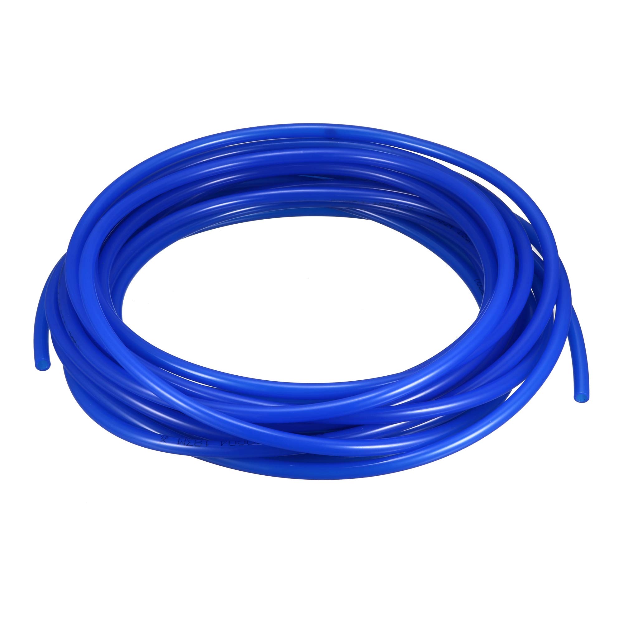 uxcell Pneumatic Air Tubing, 6mm OD x 4mm ID 9m(29.5Ft) PU Polyurethane Air Compressor Tubing Hose Pipe Blue