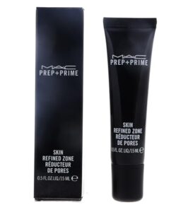 mac prep + prime skin refined zone 15ml / 0.5oz new in box