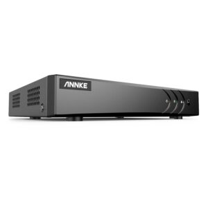 annke 3k lite h.265+ security dvr recorder with ai human/vehicle detection, 8ch hybrid 5-in-1 cctv dvr for surveillance camera, supports 8ch analog and 2ch ip cameras, remote access (no hard drive)