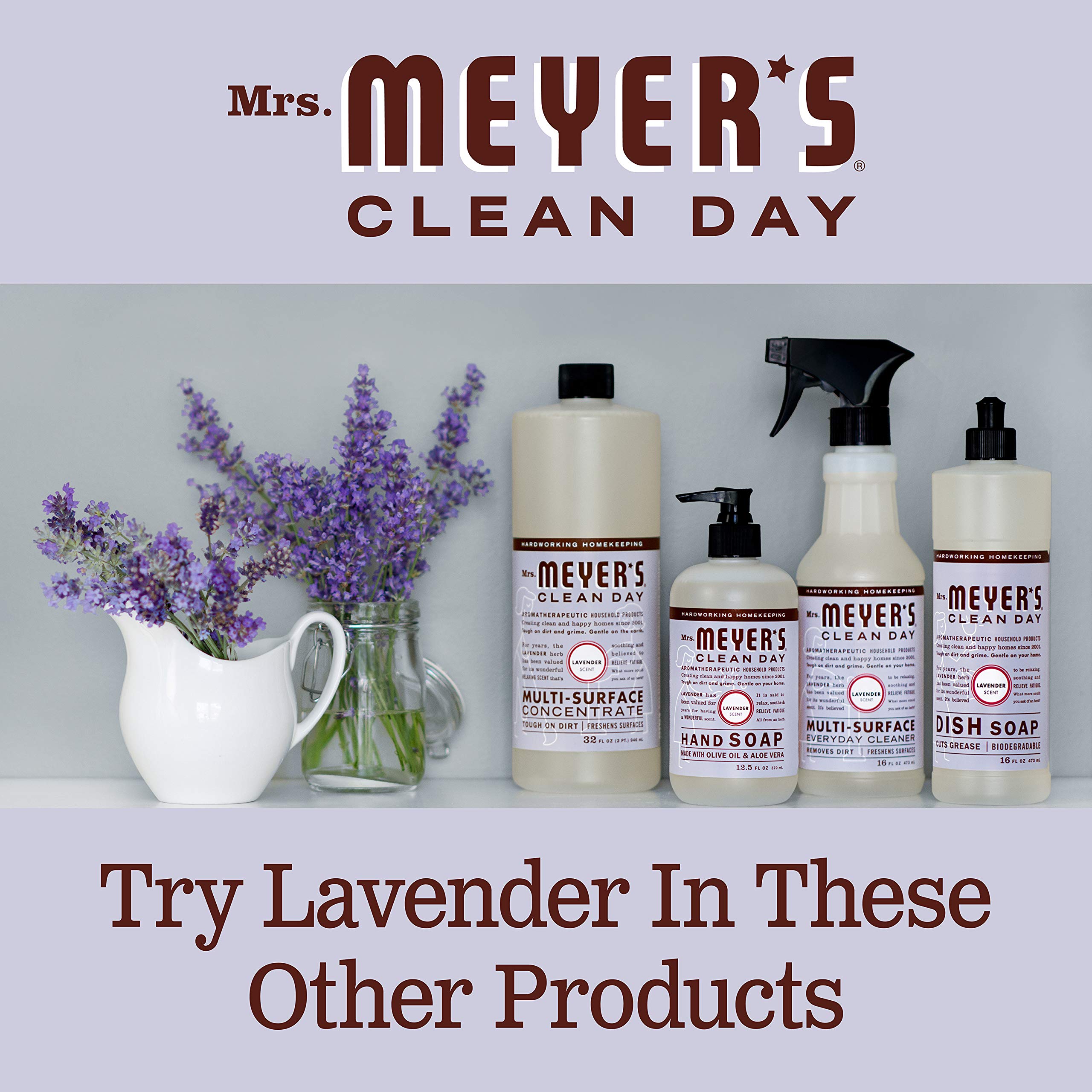 Mrs. Meyer's Clean Day Dryer Sheets, Lavender, 80 ct