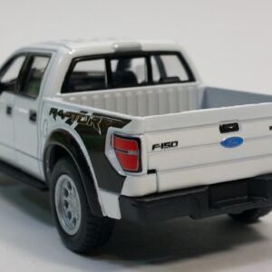 KiNSMART 2013 Ford F-150 SVT Raptor Supercrew White1:46 Scale 5" Die Cast Metal Model Toy