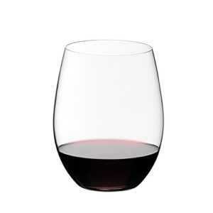 riedel o stemless non-crystal cabernet/merlot wine glass, set of 6