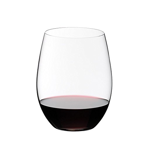 Riedel O Stemless Non-Crystal Cabernet/Merlot Wine Glass, Set of 6