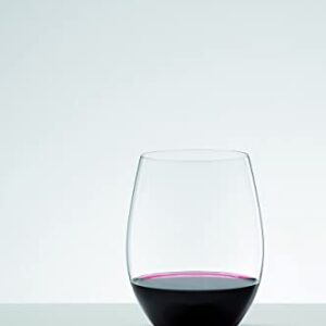 Riedel O Stemless Non-Crystal Cabernet/Merlot Wine Glass, Set of 6