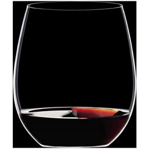 Riedel O Stemless Non-Crystal Cabernet/Merlot Wine Glass, Set of 6