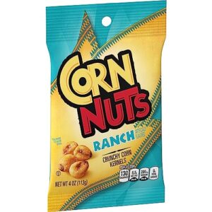 corn nuts ranch crunchy corn kernels snack, 4 ounce (pack of 12)