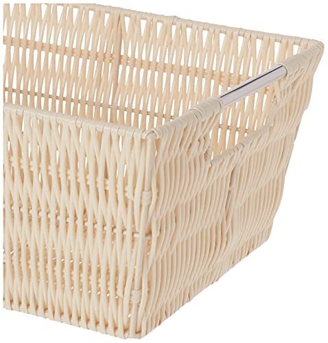 Whitmor Rattique Storage Baskets - Latte (3 Piece Set)