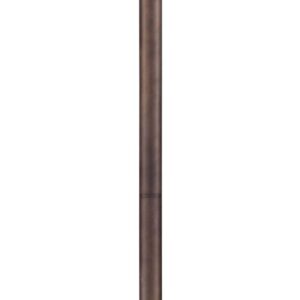 Possini Euro Design Garth Modern Industrial Standing Floor Lamp 63 1/2" Tall Oil Rubbed Bronze Brown Metal Burlap Fabric Drum Shade Decor for Living Room Reading House Bedroom Home Office House