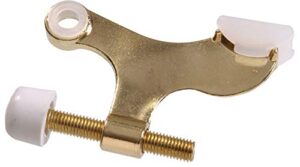 hardware essentials 852660 hinge pin door stops solid and hollow doors brass