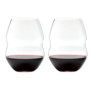 Riedel Swirl Stemless Red Wine Glass, Set of 6