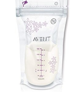 Philips AVENT Breast Milk Storage Bags, 6 Ounce, 25 Count