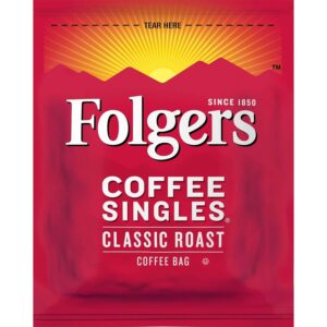 Folgers Coffee Singles (19 per box)