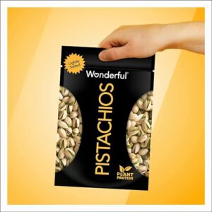 Wonderful Pistachios In Shell, Lightly Salted Nuts, 16 Ounce Resealable Bag - Healthy Snack, Protein Snack, Pantry Staple