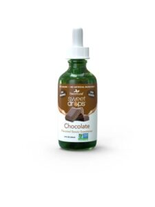 sweetleaf sweet drops chocolate liquid stevia sweetener - chocolate stevia drops, zero calories, zero sugar, non-gmo, gluten-free, keto friendly, chocolate flavor stevia - 2 fl oz