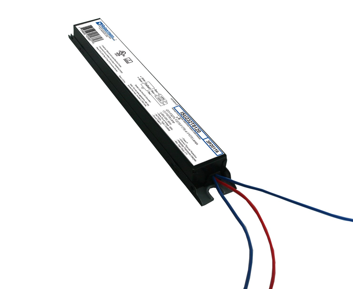 Robertson 3P20116 eBallast, Instant Start, NPF, 1 or 2 Lamp F32T8, 120Vac, 60 Hz, Model ISU232T8120 BA (Replaces Robertson 3P20003, Model ISU232T8120 /B)