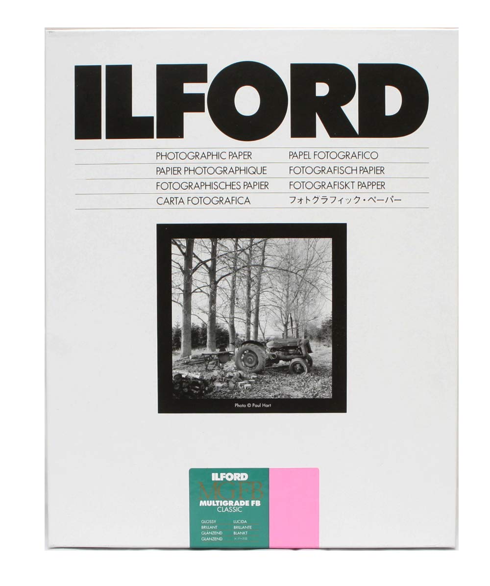 Ilford MGFB1K Fiber Based B & W Paper - 8x10, 100PK Glossy