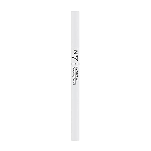 No7 Beautifully Brows Sculpting Pencil - Blonde - Angled Tip Precision Brow Pencil with Brush Tip to Comb and Style Brows (0.2g)