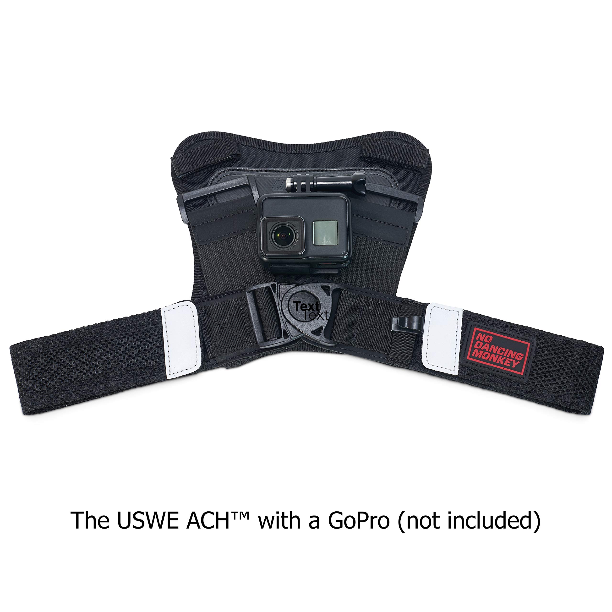 USWE Action Camera Harness - Compatible with All USWE Bounce-Free Backpacks, Keeps GoPro Cameras Steady, Front Mounted on Chest Harness