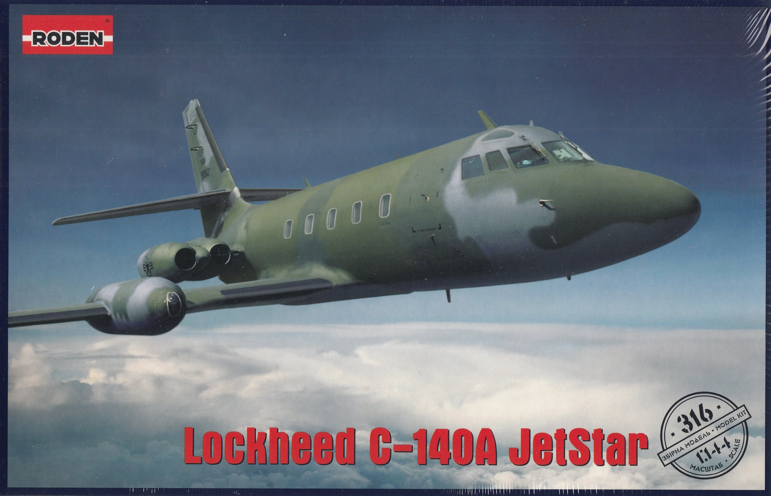 Roden Lockheed C-140A Jetstar Airplane