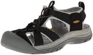 keen women's venice h2 sandal,black/neutral gray,6 m us