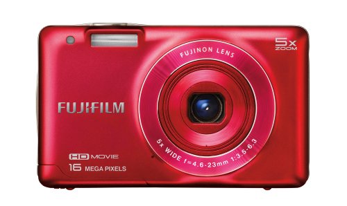 Fujifilm FinePix JX660 16 MP Digital Camera with 2.7-Inch LCD (Red)