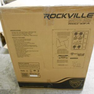 Rockville RBG18FA 18" 3000w Active Powered Pro Subwoofer Folded Horn PA/DJ Sub