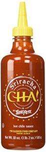 texas pete sriracha cha! hot chile sauce, 18 oz