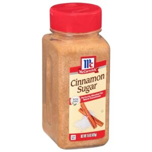 mccormick cinnamon sugar, 15 oz