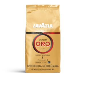 lavazza qualitÃ oro whole bean blend, medium roast, 2.2 pound (pack of 1) ,100% arabica, central america & african highland origins, fruity & aromatic