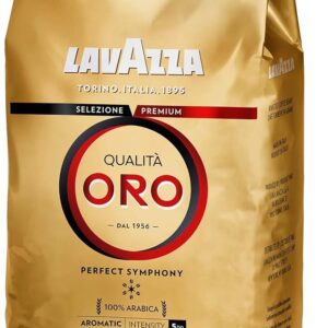 Lavazza QualitÃ Oro Whole Bean Blend, Medium Roast, 2.2 Pound (Pack of 1) ,100% Arabica, Central America & African highland origins, Fruity & Aromatic