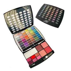 br beauty revolution glamour girl makeup kit 43 eyeshadow / 9 blush / 6 lip gloss