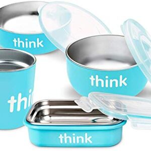 thinkbaby The Complete BPA Free Feeding Set, Light Blue