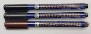 gsi creos gundam marker value set -gm01&02&03- (black, gray, brown)