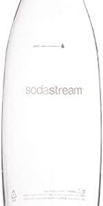 SodaStream Sparkling Water Machines Bottles 1 Twin Pack, 2 x 1 Litre, Black, 2000 Millilitre