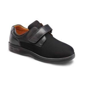 dr. comfort annie x women's therapeutic diabetic extra depth shoe: black 8 wide (c/d)