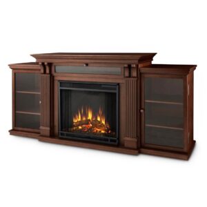 real flame calie media fireplace, large, dark espresso