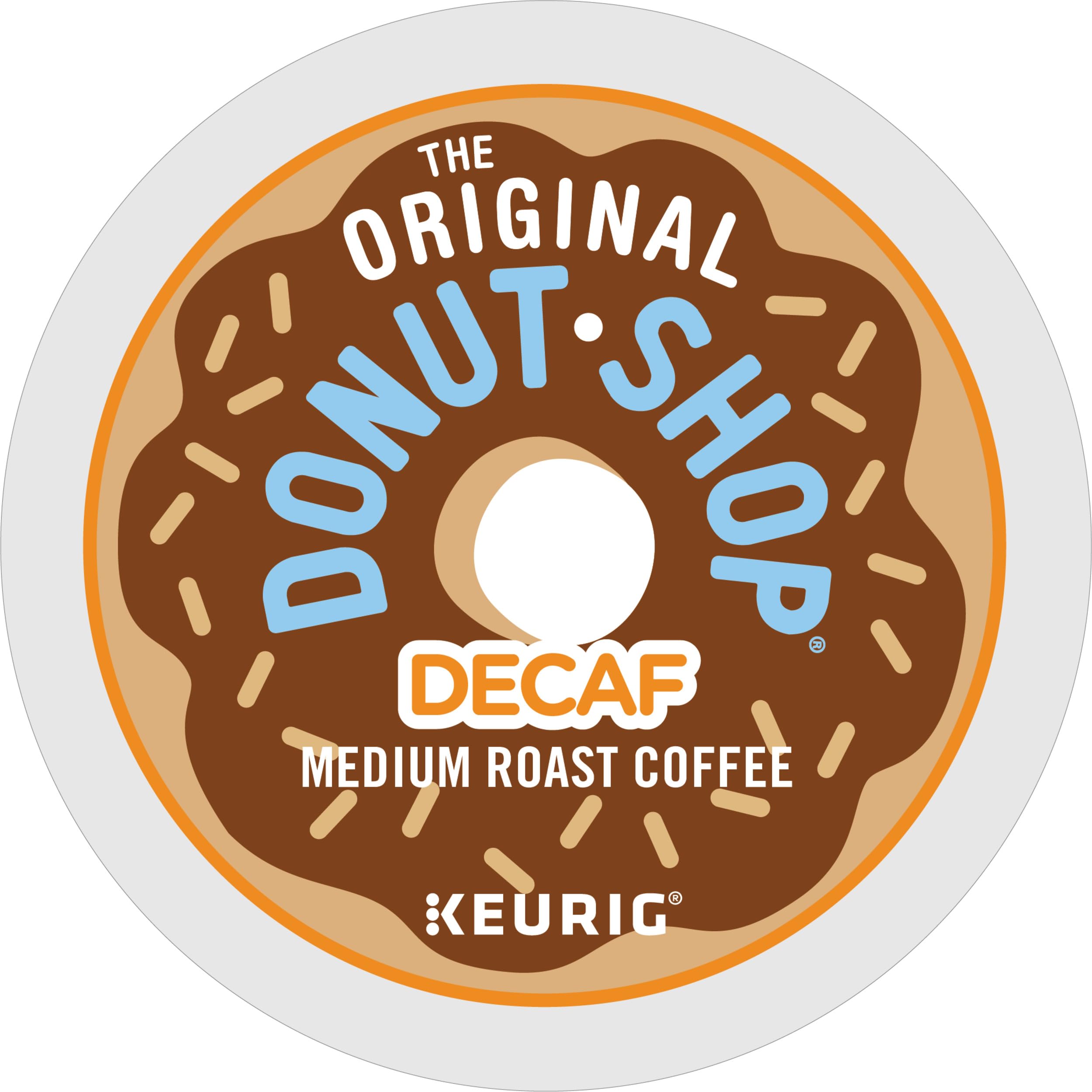 The Original Donut Shop Decaf Keurig Single-Serve K-Cup Pods, Medium Roast Coffee, 72 Count (6 Packs of 12)