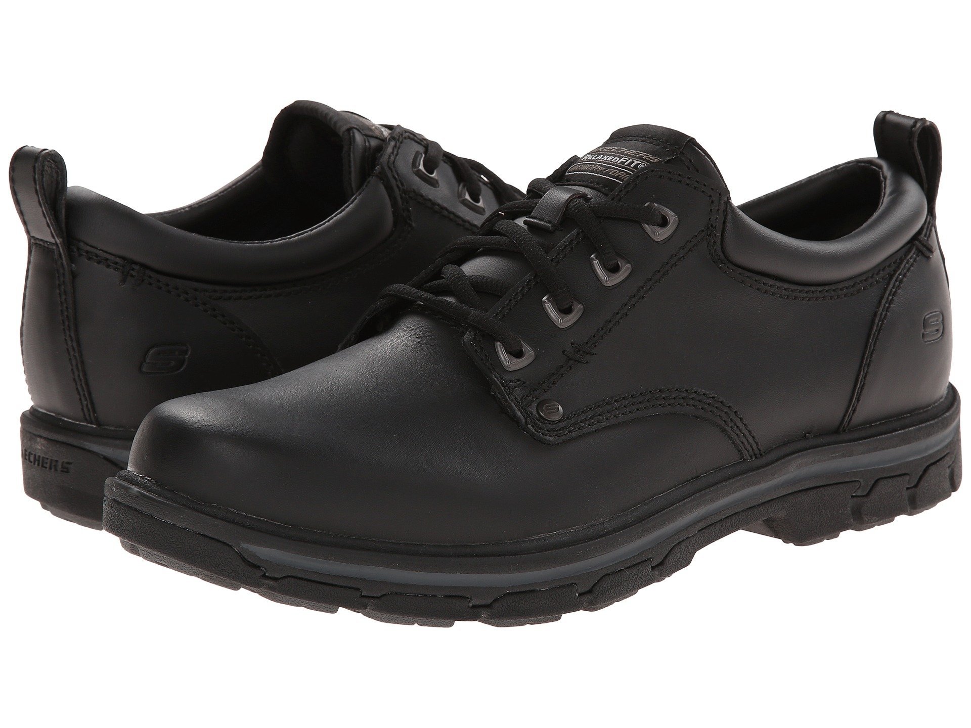 Skechers Men's Segment Rilar Oxford,Black,11.5 M US