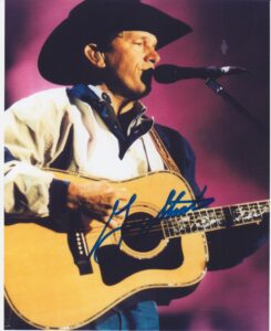 kirkland signature george strait 8 x 10 autograph photo on glossy photo paper