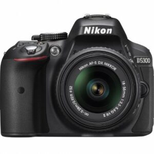 Nikon D5300 24.2 MP CMOS Digital SLR Camera with 18-55mm f/3.5-5.6G ED VR II Auto Focus-S DX NIKKOR Zoom Lens - International Version (No Warranty)