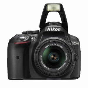 Nikon D5300 24.2 MP CMOS Digital SLR Camera with 18-55mm f/3.5-5.6G ED VR II Auto Focus-S DX NIKKOR Zoom Lens - International Version (No Warranty)