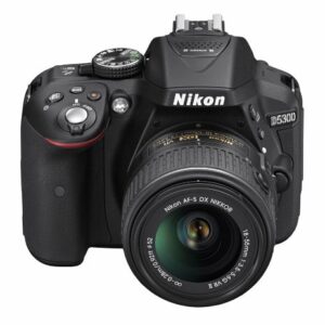 Nikon D5300 24.2 MP CMOS Digital SLR Camera with 18-55mm f/3.5-5.6G ED VR II Auto Focus-S DX NIKKOR Zoom Lens - International Version (No Warranty)